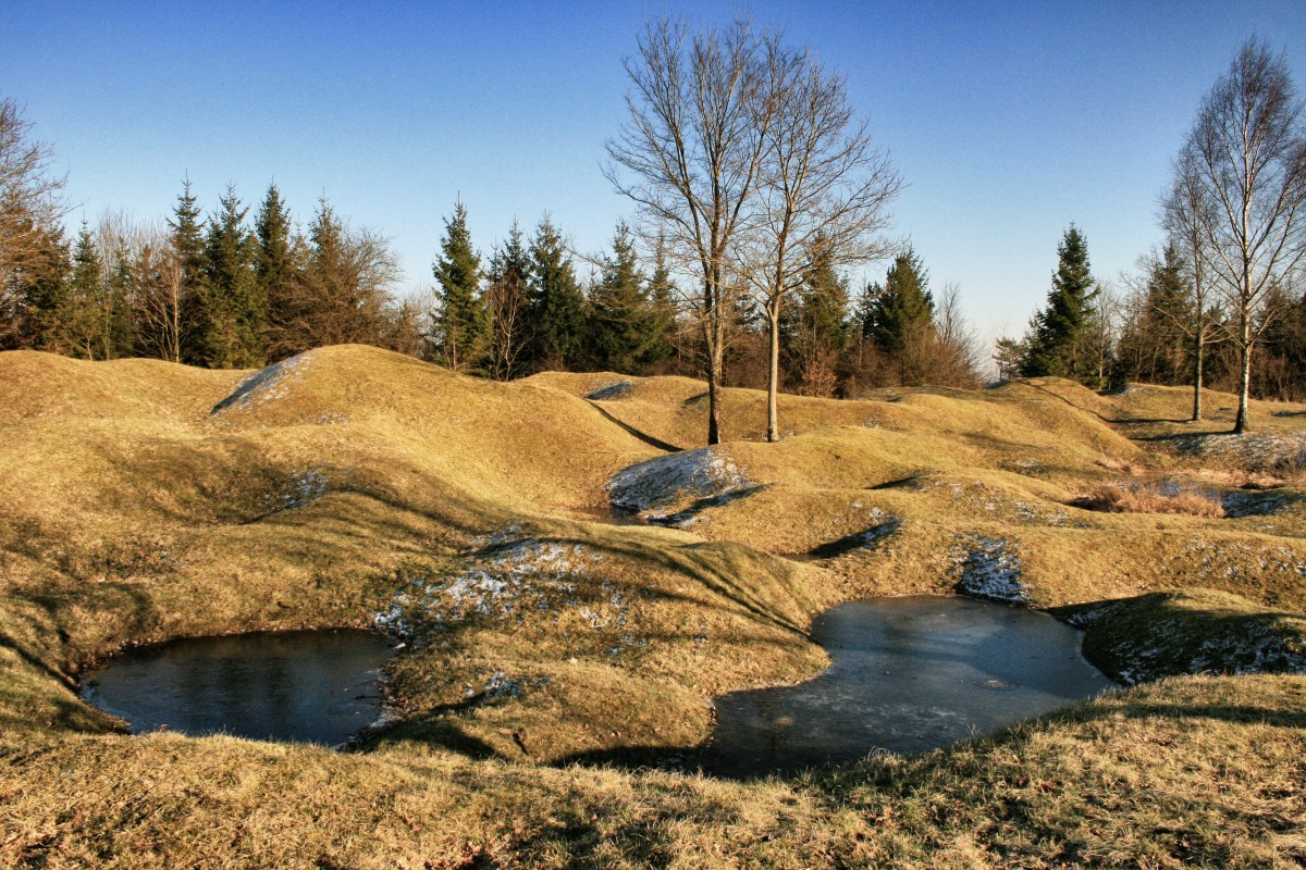 Frozen Shell Holes at Verdun | WW1 Revisited